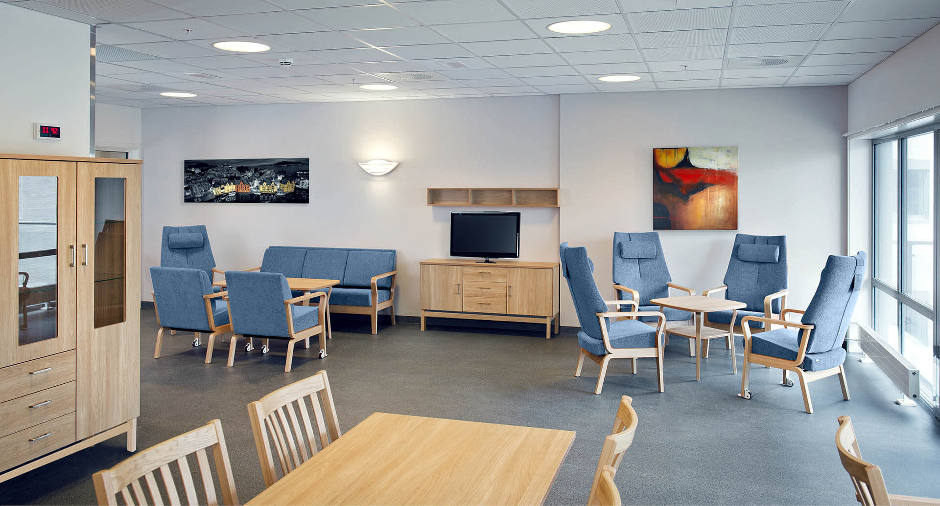 Einrichtungskonzept und Sitzmöbel für Tagespflege-, Aufenthalts- und ...